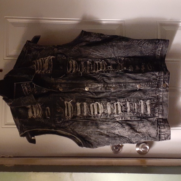 Diamond Stash | Jackets & Coats | Diamond Stash Mens Distress Denim ...